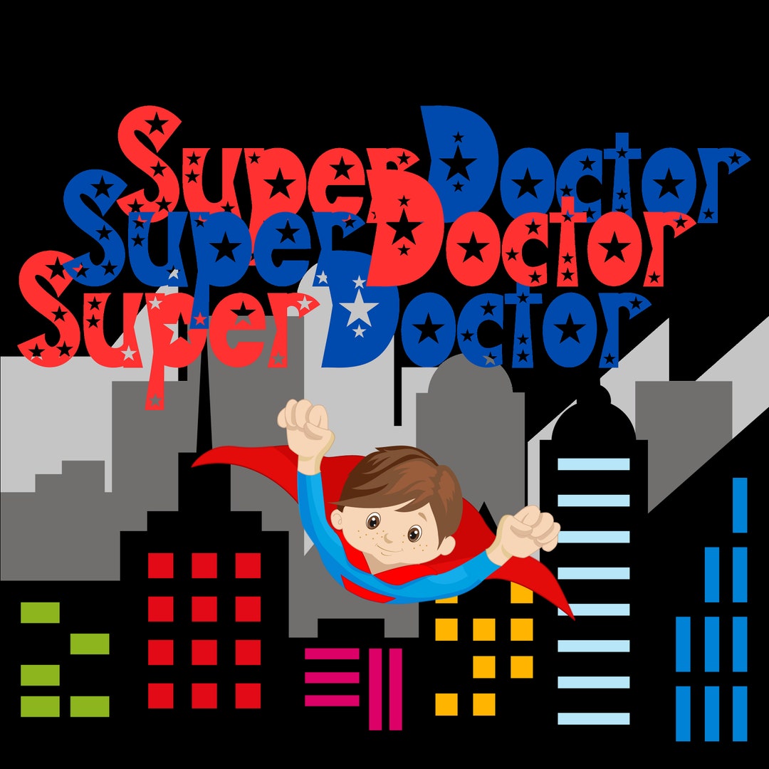 Superdoctor Tshirt Brown Hair Male Superdoctor Shirt Male Doctor Shirt ...
