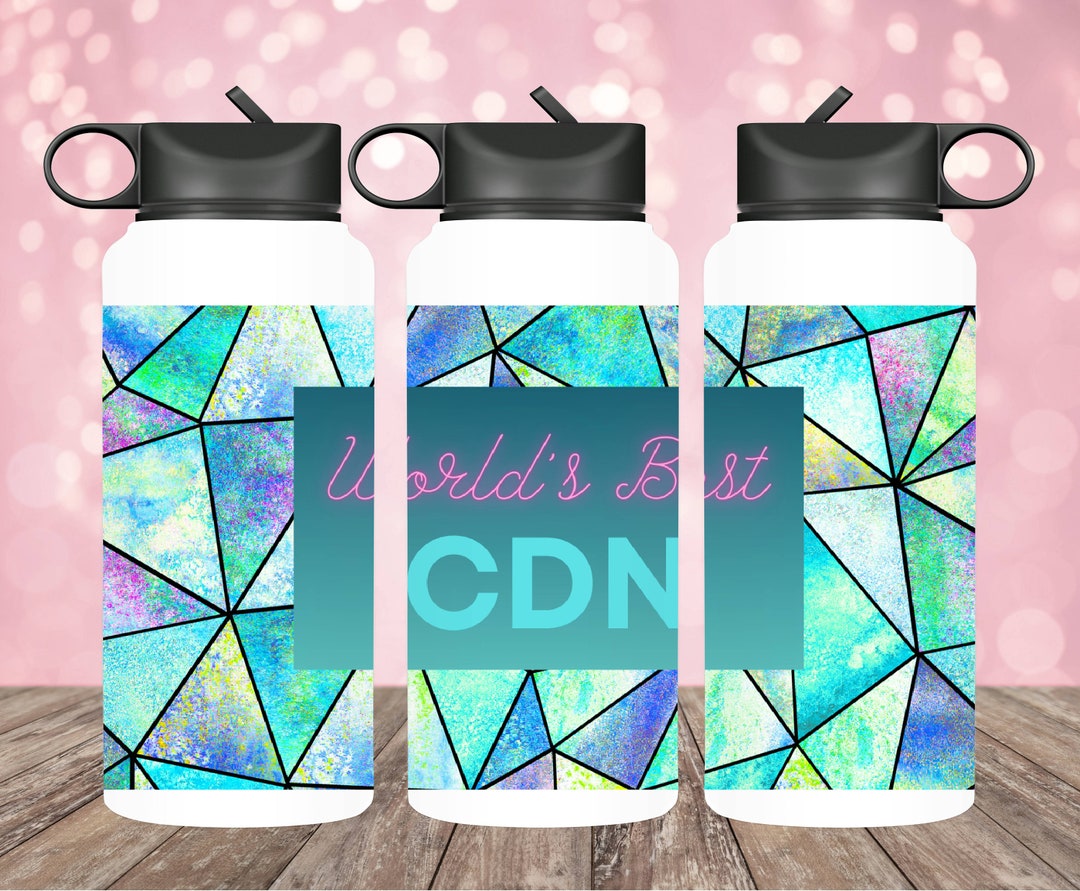 CDN Certified Dialysis Nurse 32oz Stainless Steel Water Bottle ...