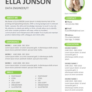 CV TEMPLATE Resume Word. Trending Resume Template. Less Adjustments ...