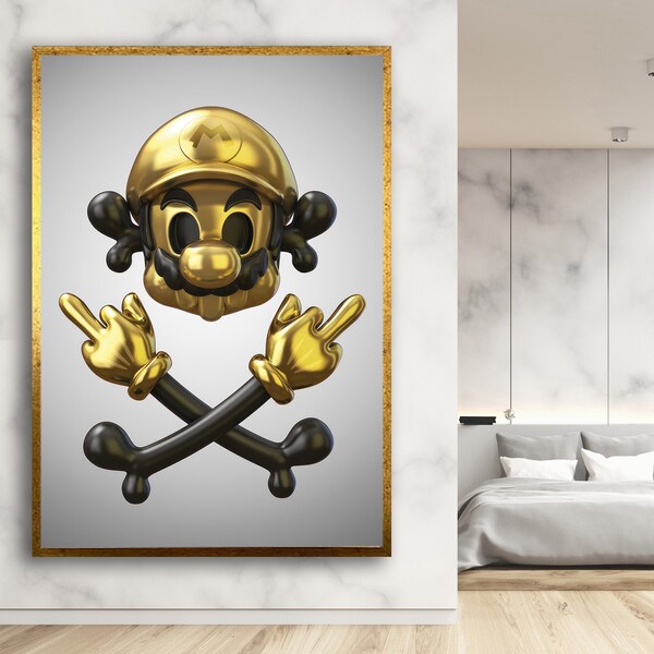 Super Mario Middle Finger - Etsy
