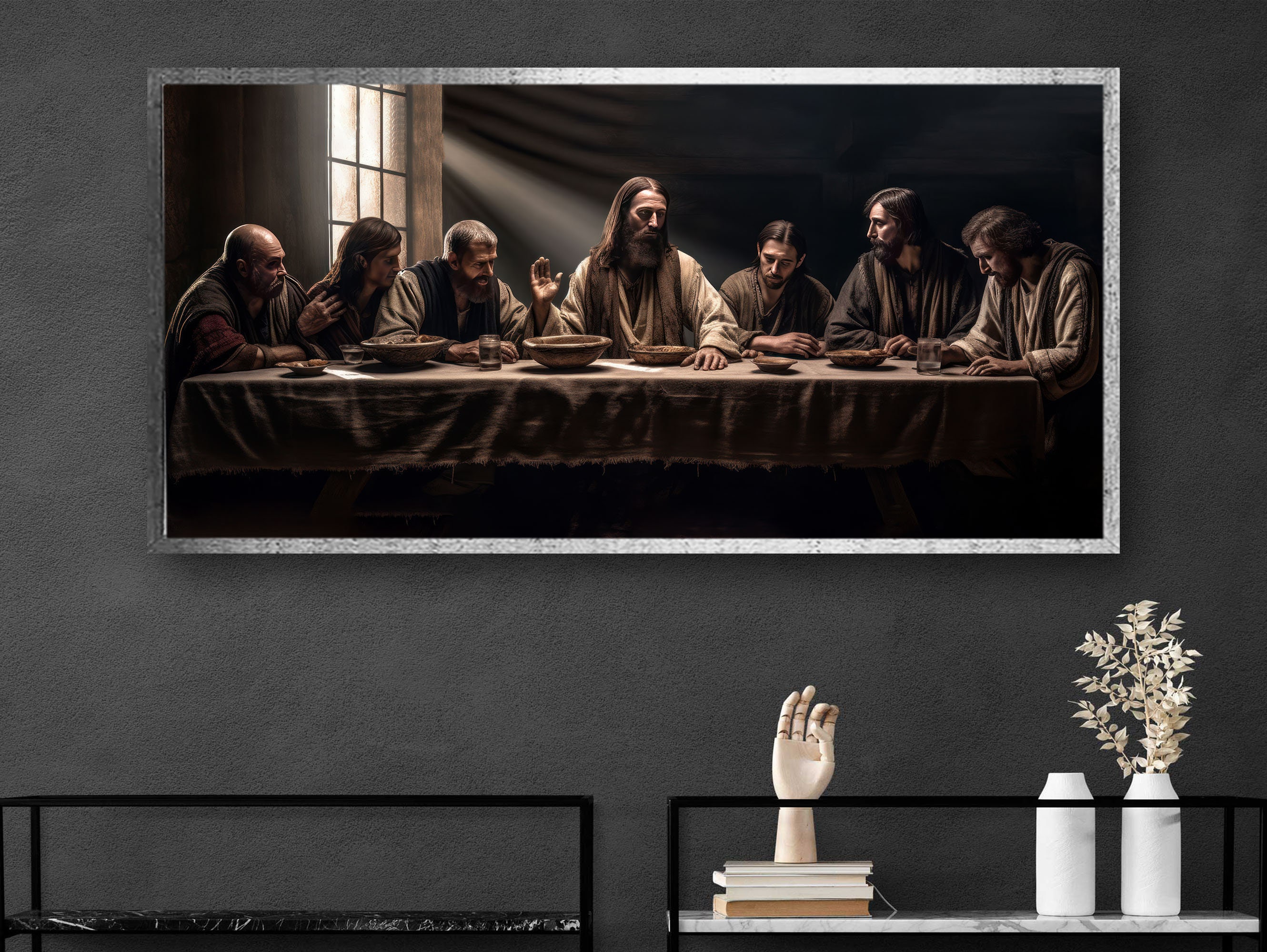 The Last Supper Canvas, Vintage Canvas, the Last Supper Remake Canvas ...