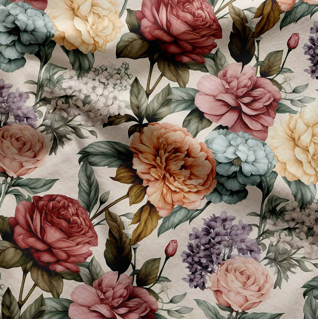 Rustic Flowers: High-res Pattern File for Printing and DIY Crafts ...