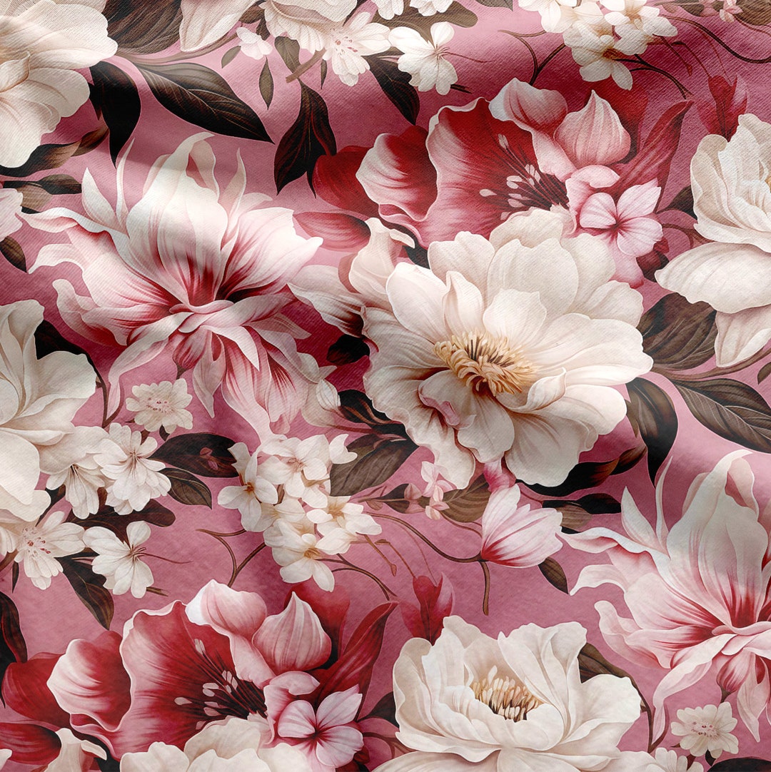 Rustic Flowers: Seamless Pattern, High-res Pattern File for Printing ...