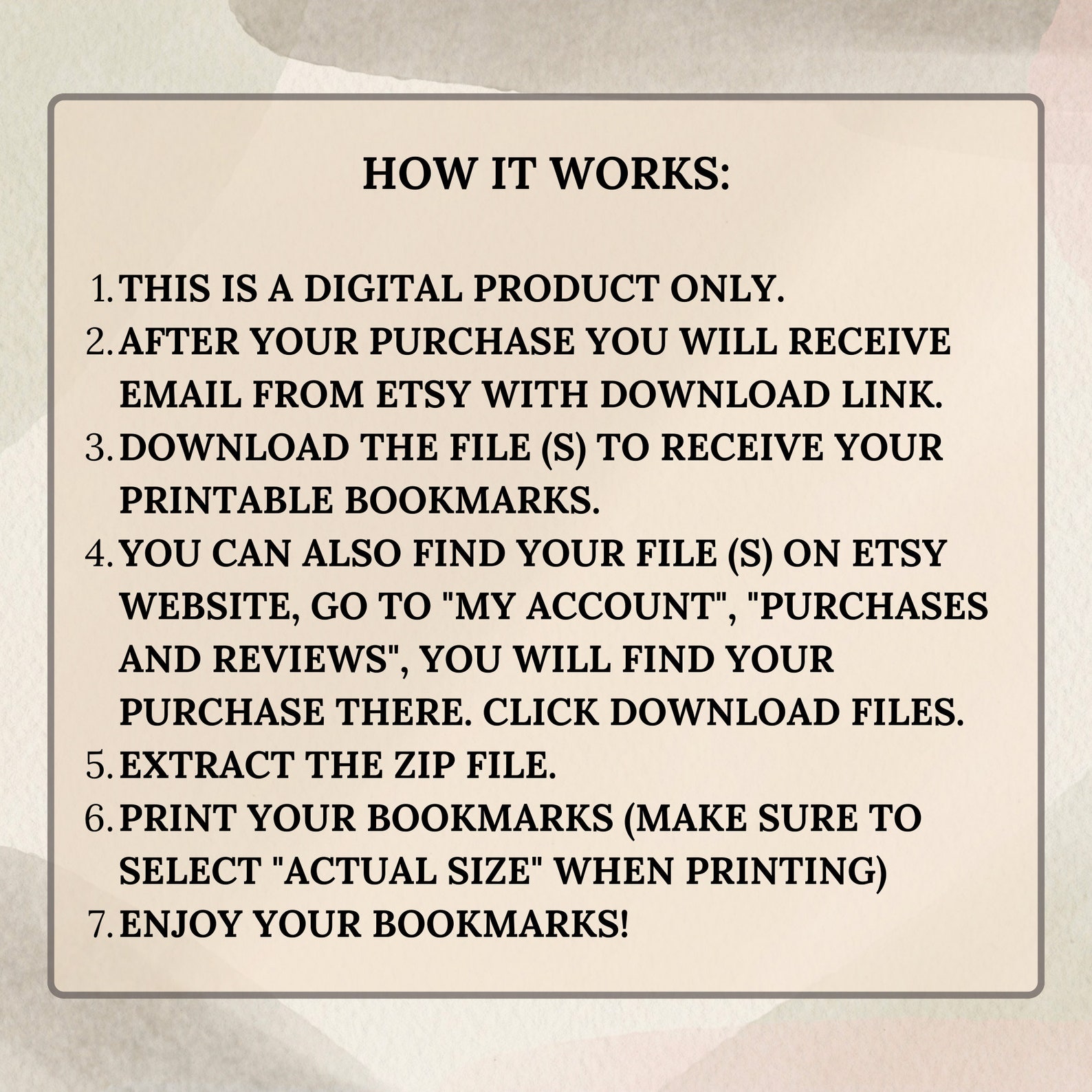 Bookish Bookmarks, Printable Gift for Book Lovers, Printable Bookmark ...