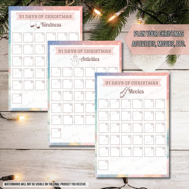 Christmas Planner Printable, Instant Download Printable Holiday to Do ...