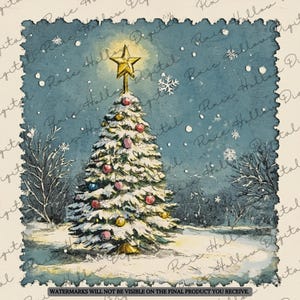 Clip Art Bundle: 16 Vintage Christmas Pngs for Junk Journaling, Card ...