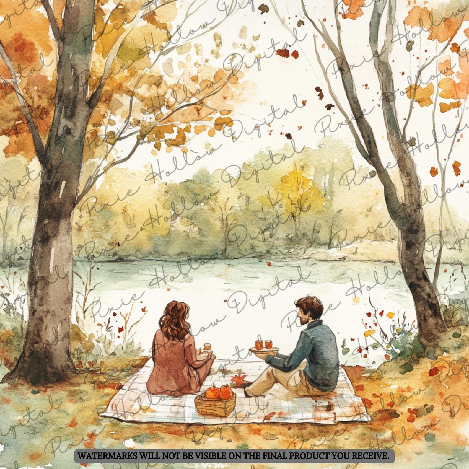 Fall Picnic Clipart Bundle: 15 Autumn Design Pngs (digital Download) - Etsy