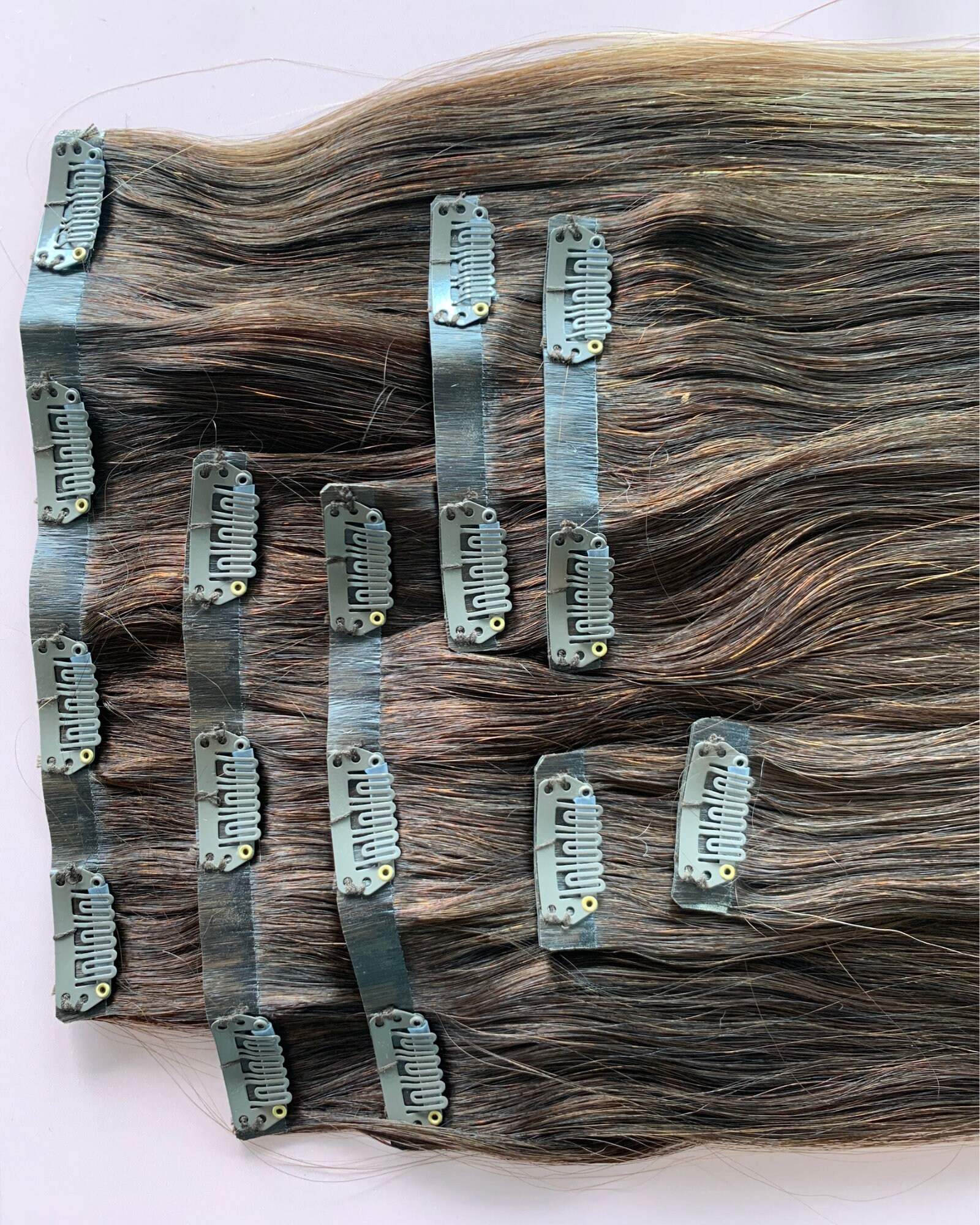Luxury Hair Clip-in Beach Blonde High Volume 140g 220g Real Human Hair Seamless Clip-in ...