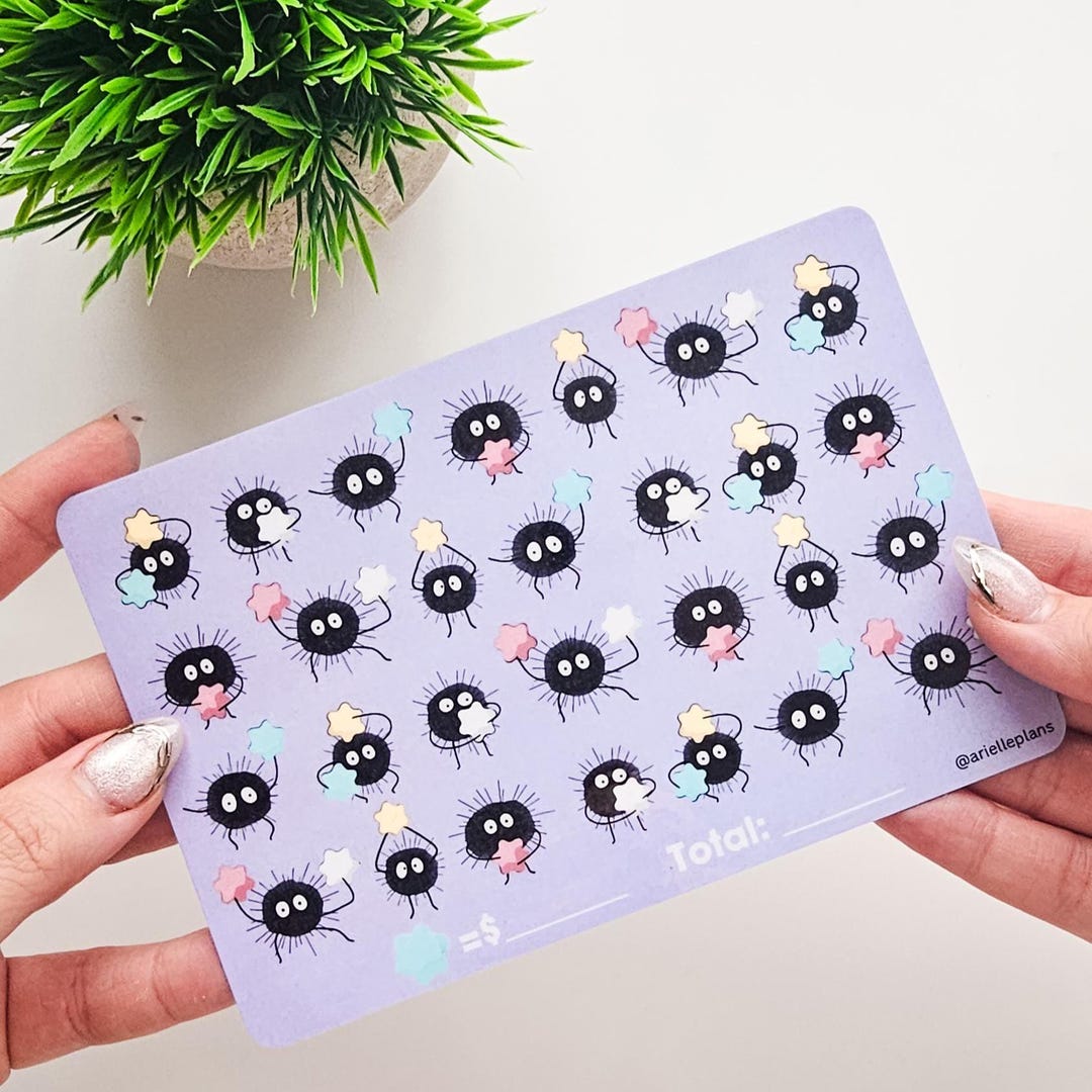 Blank Soot Sprite Savings Challenge - Etsy