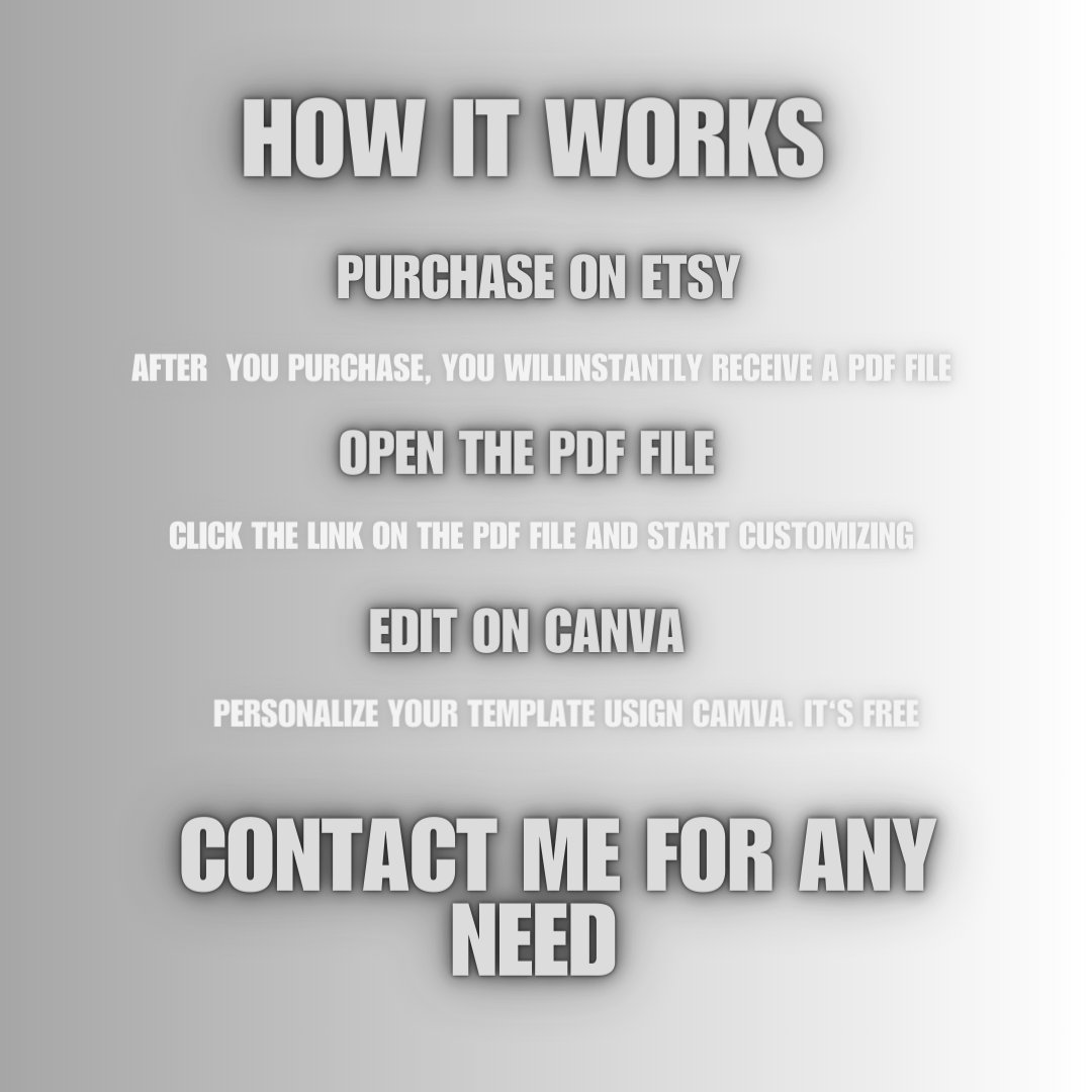 DIY Editable Reservation Flyer Instagram Social Media Template ...