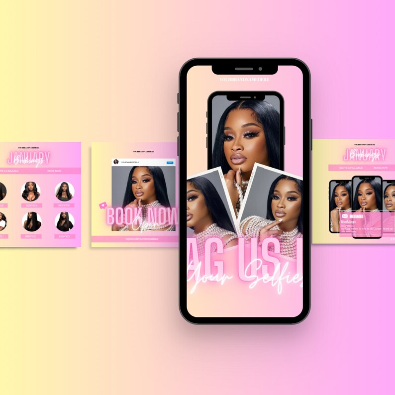 DIY Editable Reservation Flyer Instagram Social Media Template ...