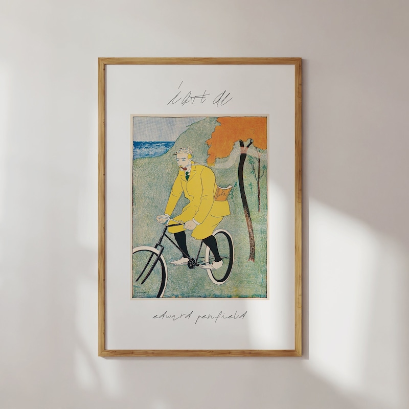 Bicycle Poster Art - Etsy