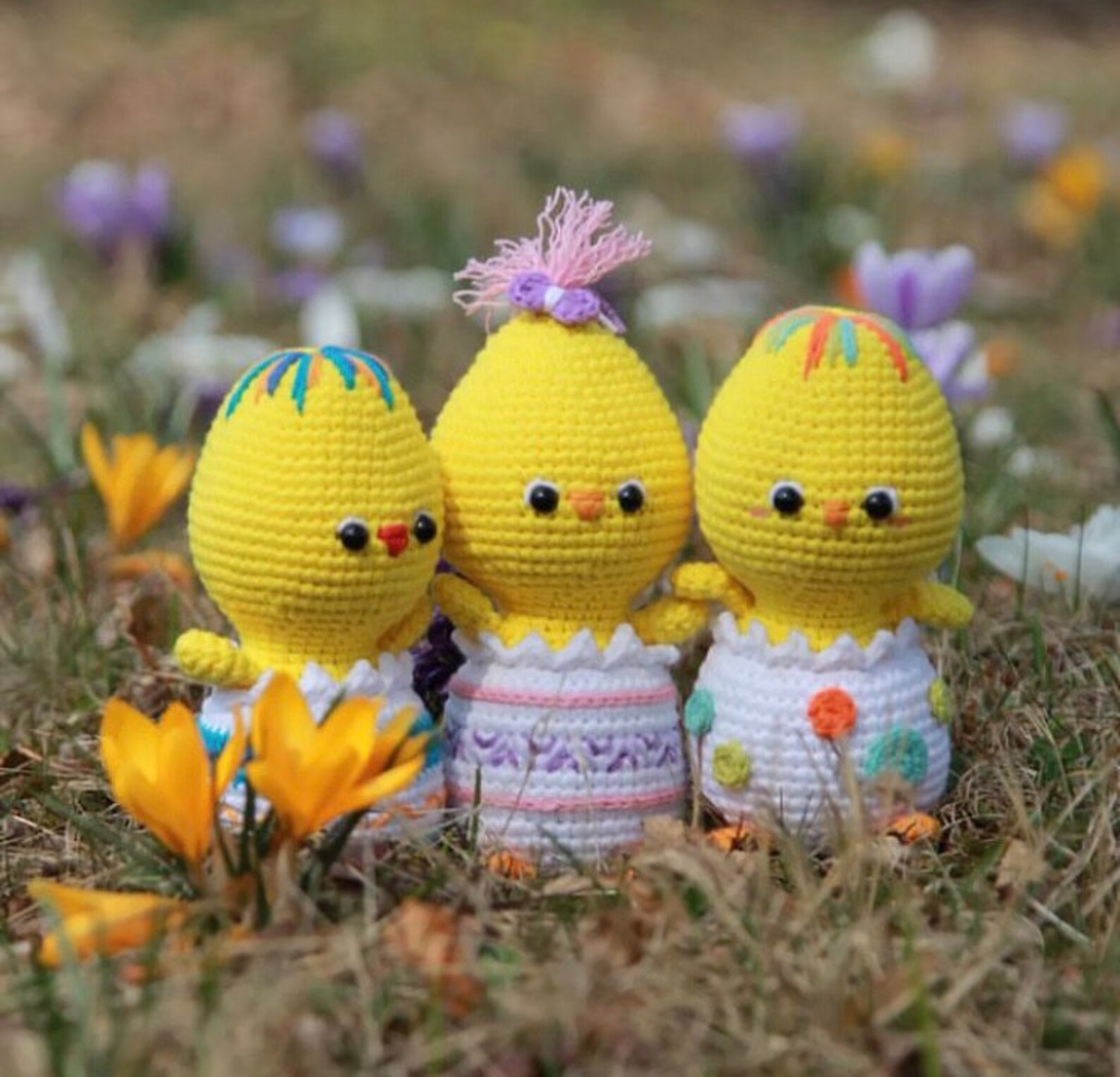 Easter Chick Amigurumi Crochet Pattern, Beginner Friendly (PDF Pattern ...