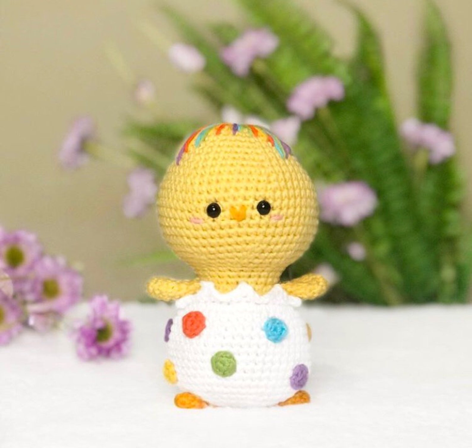 Easter Chick Amigurumi Crochet Pattern, Beginner Friendly (PDF Pattern ...