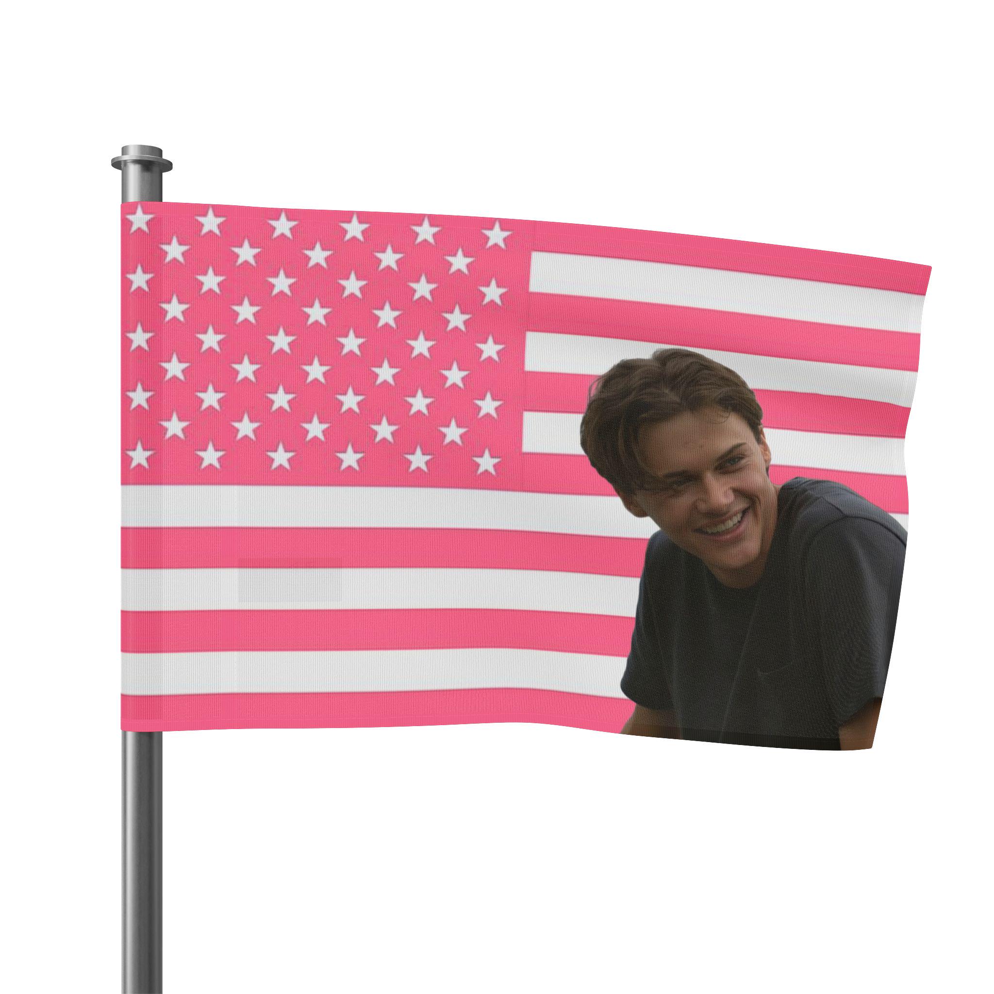 Conrad Fisher Pink Flag | TSITP Team Conrad | Pink USA America Flag ...