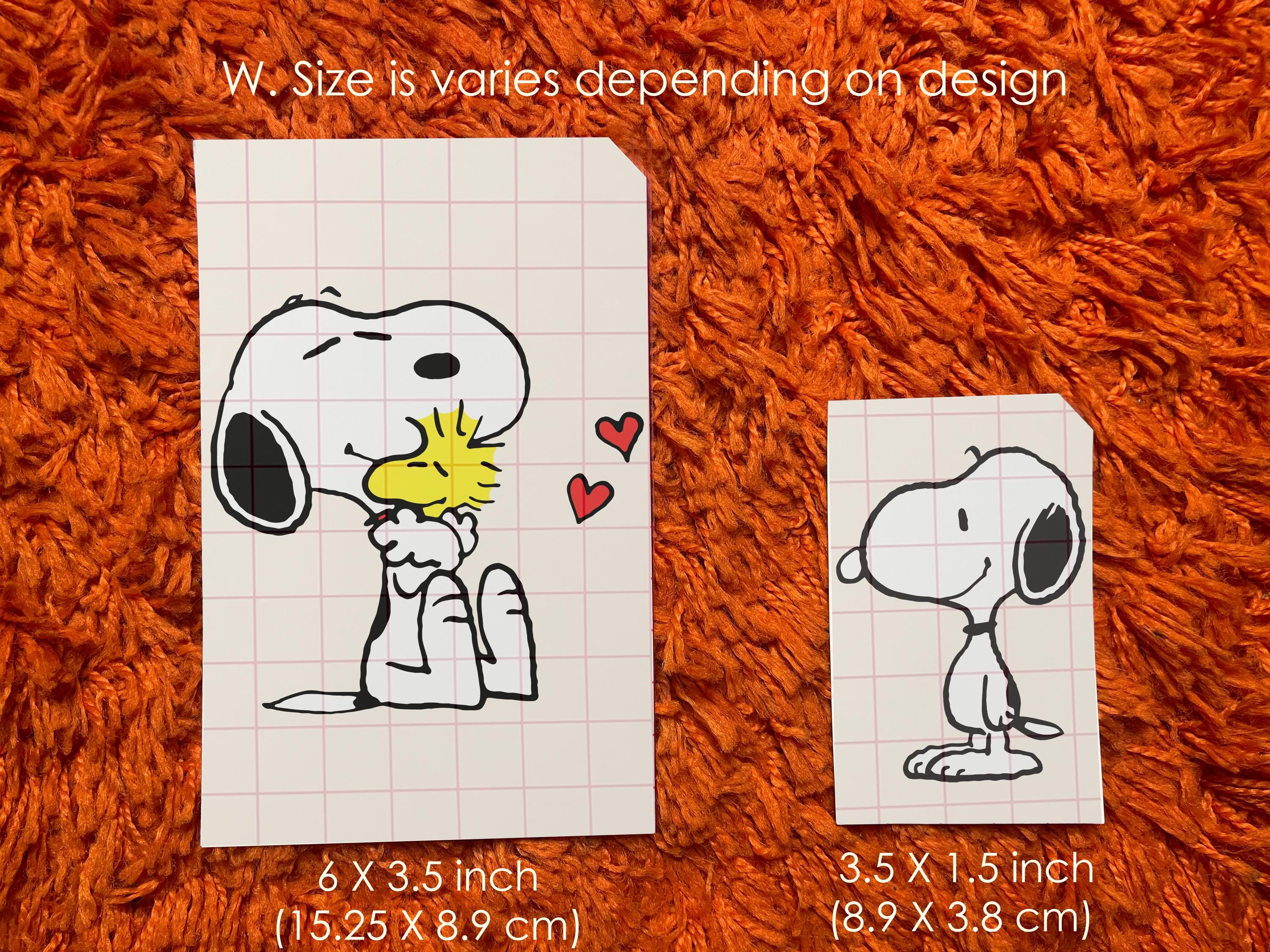 Snoopy Color Decal, Colorful Peanuts Snoopy Stickers, Cute Decoration ...