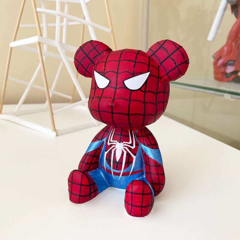 Spiderman Teddy Bear - Etsy
