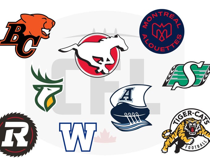 CFL Team Decal | CFL Car Window Sticker, Canada Football Merchandise ...