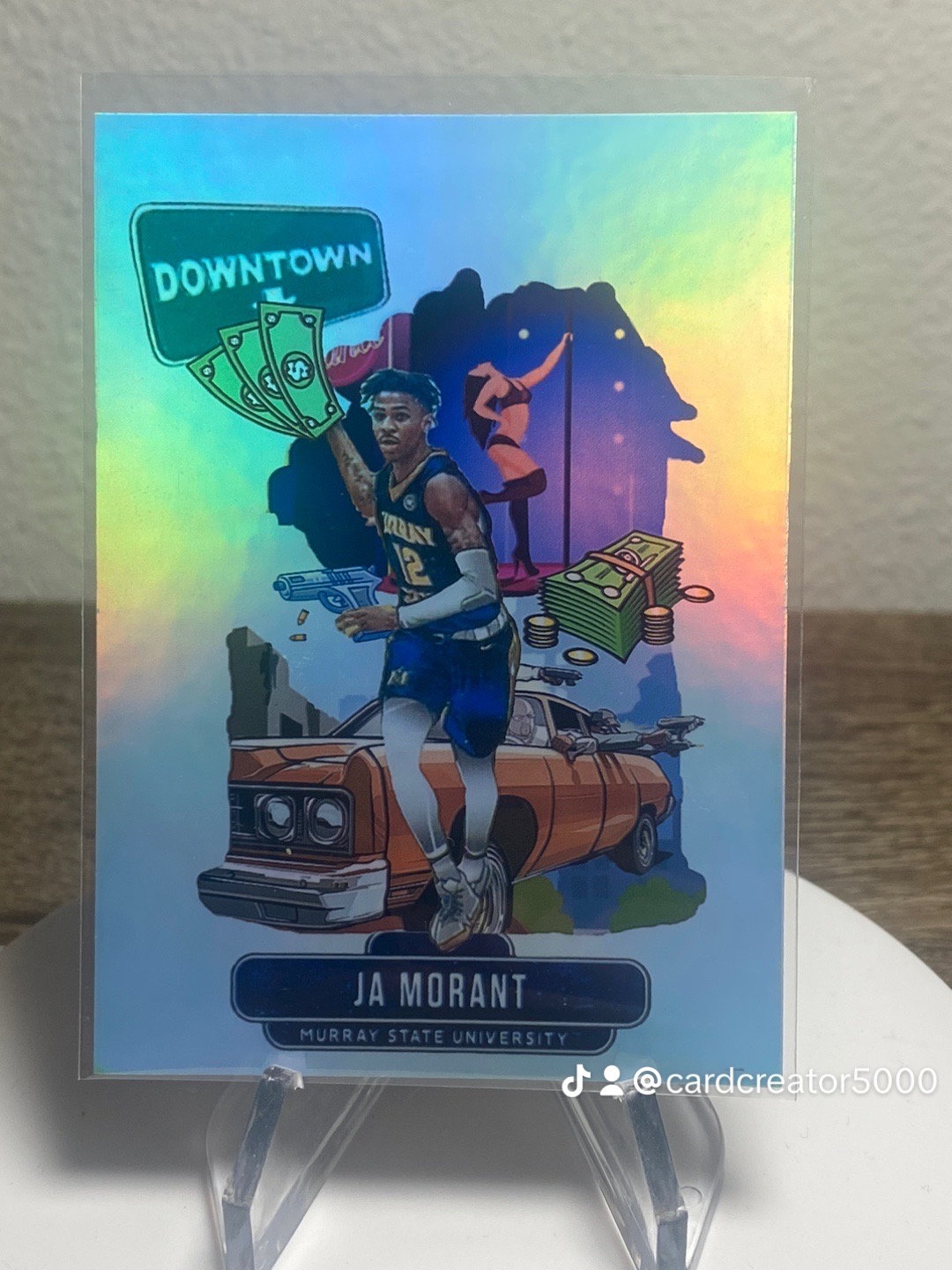 Ja Morant Custom Downtown Funny Card - Etsy