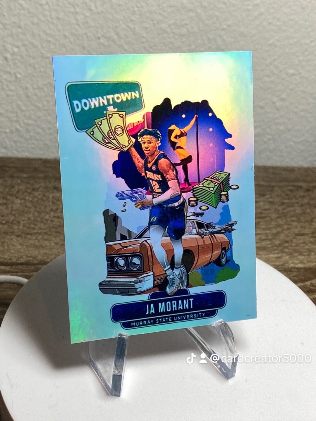 Ja Morant Custom Downtown Funny Card - Etsy