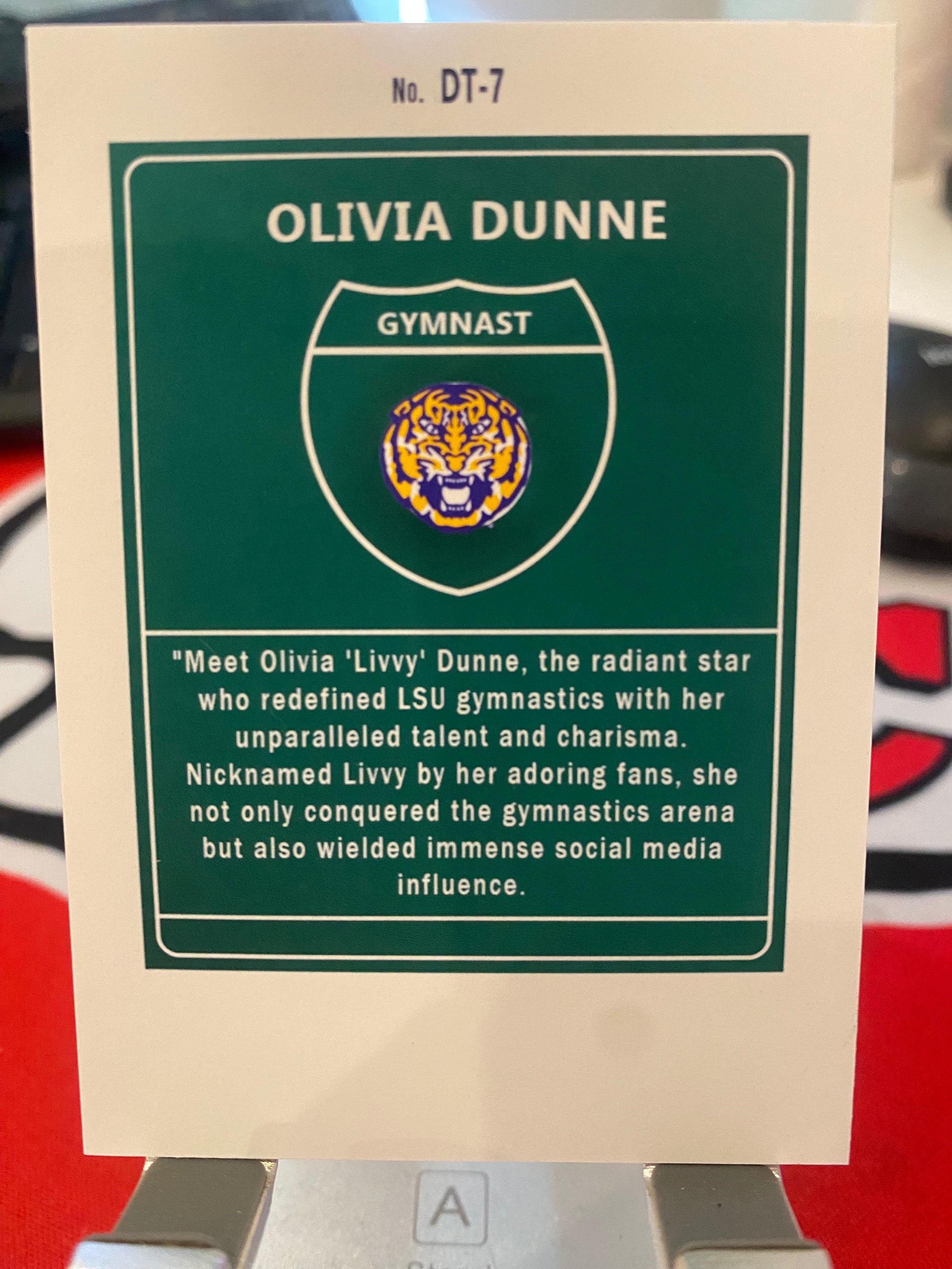 Olivia “livvy” Dunne Custom Downtown Card - Etsy