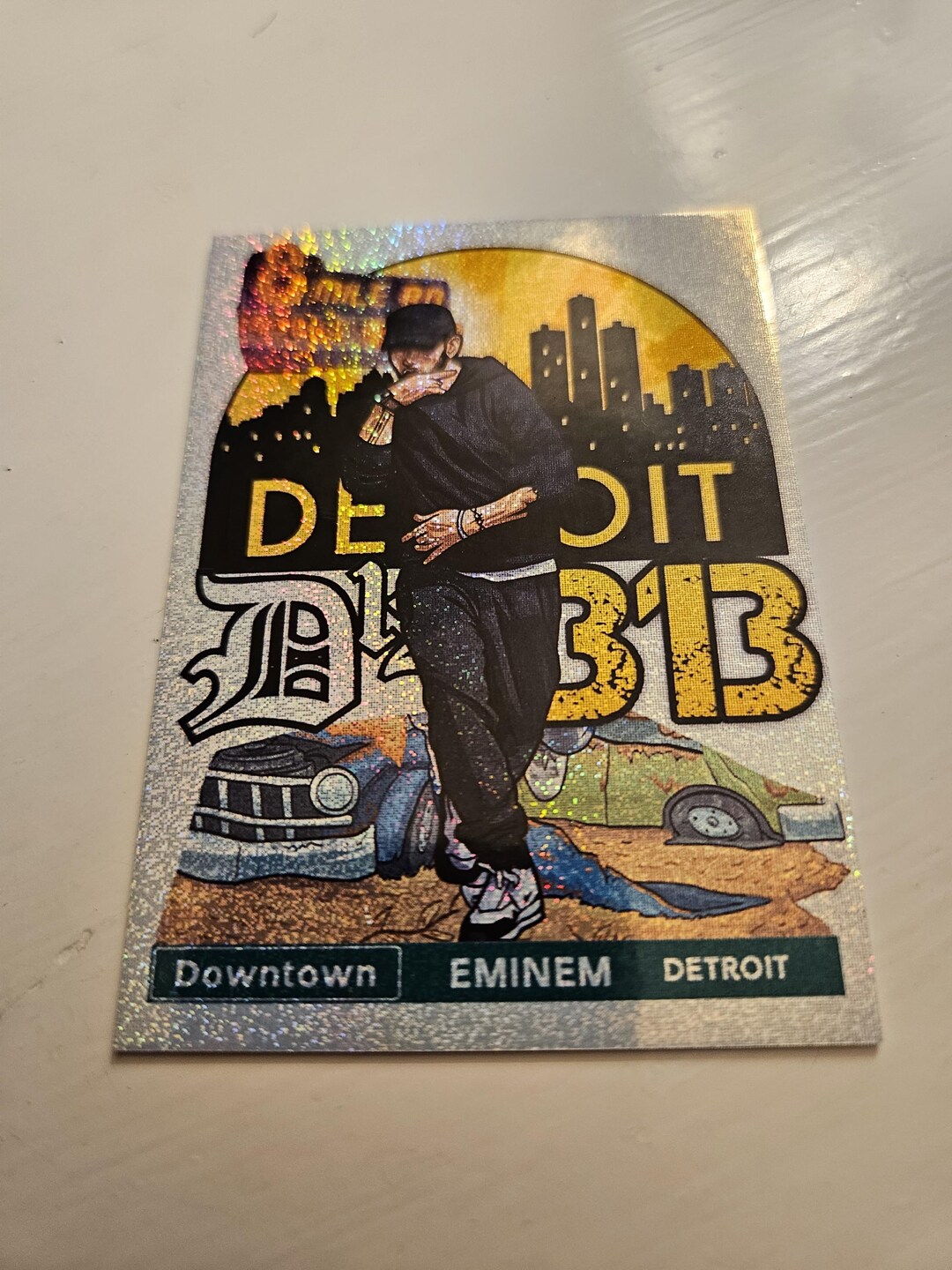 Eminem Custom Sparkle Downtown Card - Etsy
