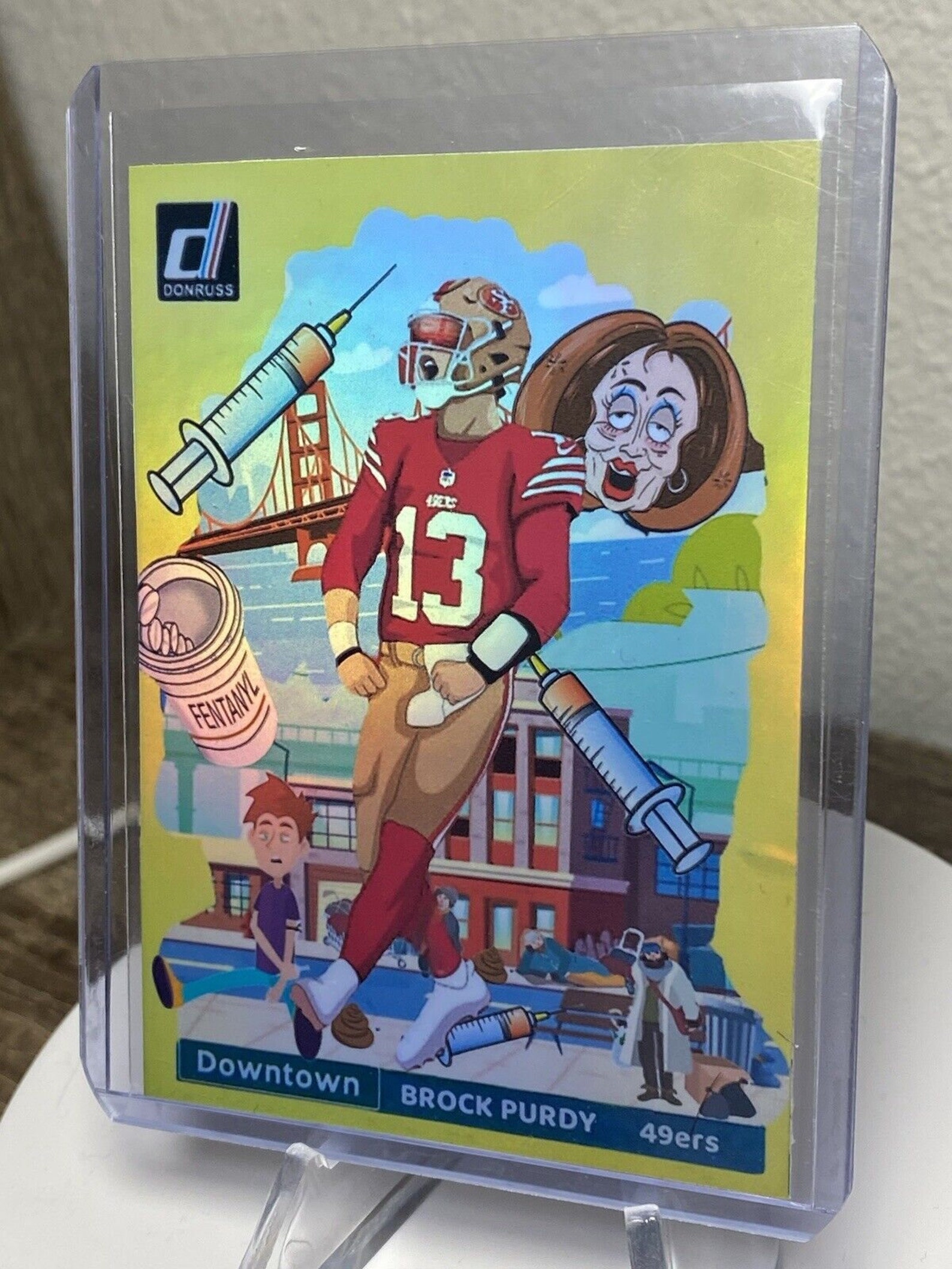 Brock Purdy Custom Downtown Funny Card - Etsy