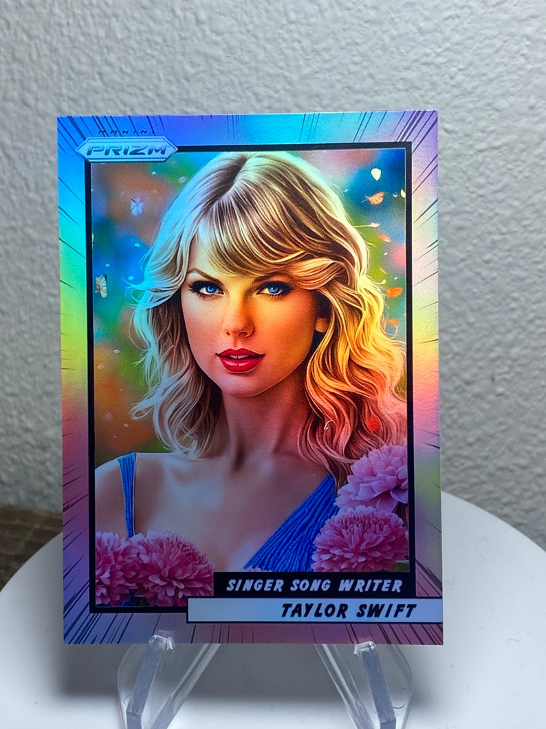 Taylor Swift Custom Manga Card - Etsy