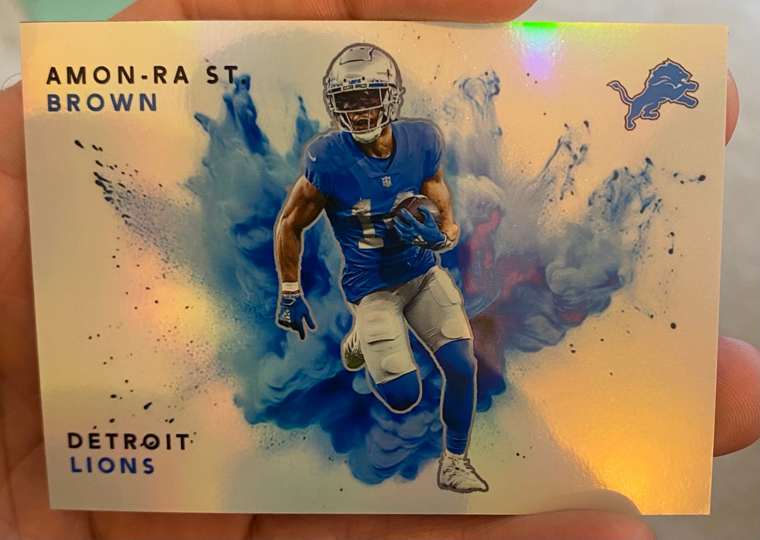 Amon-ra St. Brown Custom Color Blast Card - Etsy
