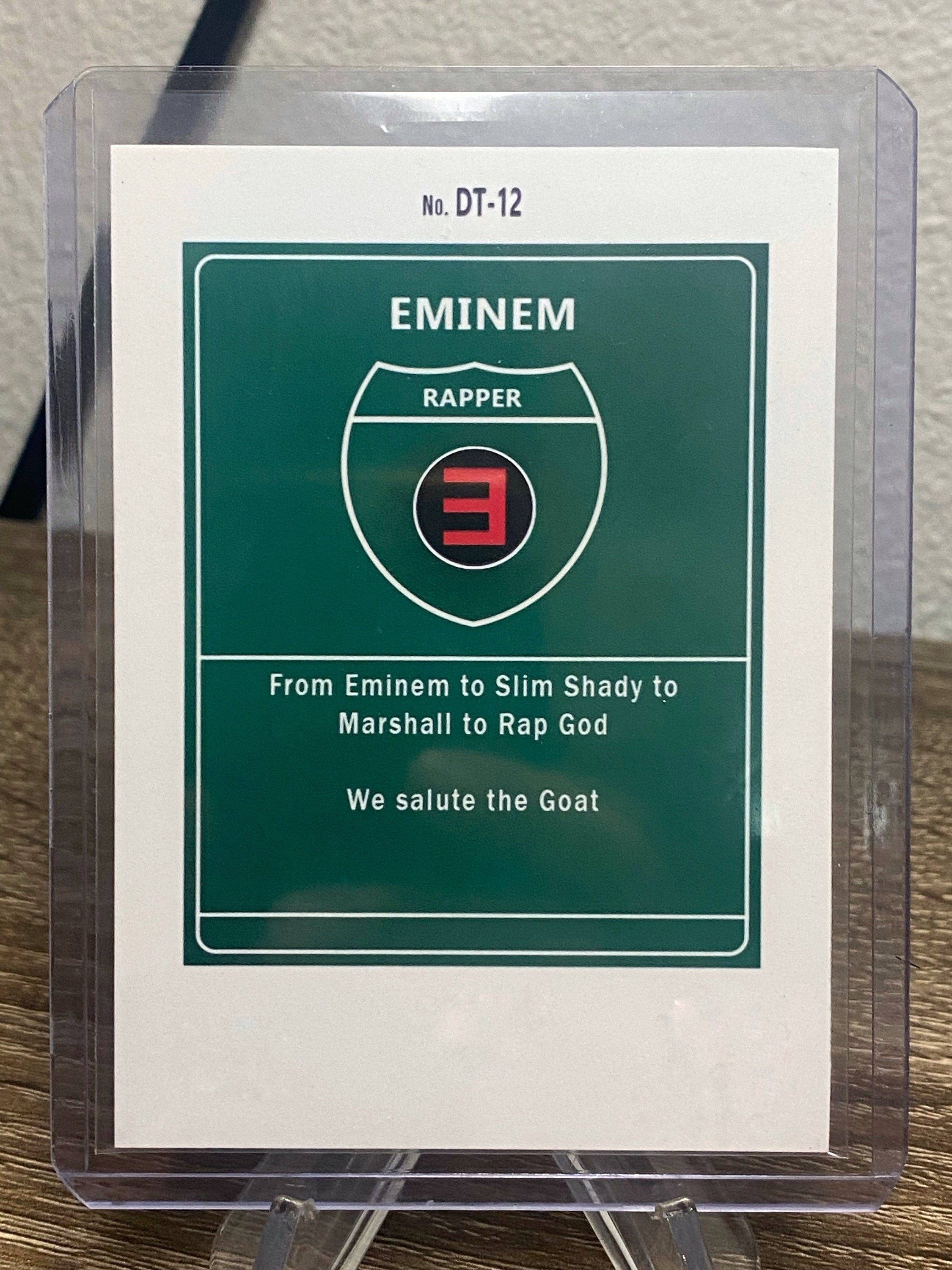 Eminem Custom Downtown Card - Etsy