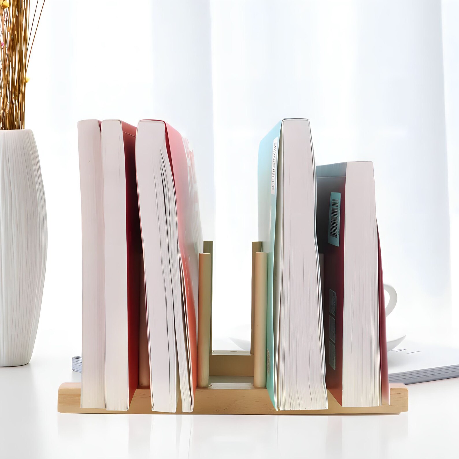 Wooden Dish Organizer Wood Organization for Books Notebooks Wooden ...