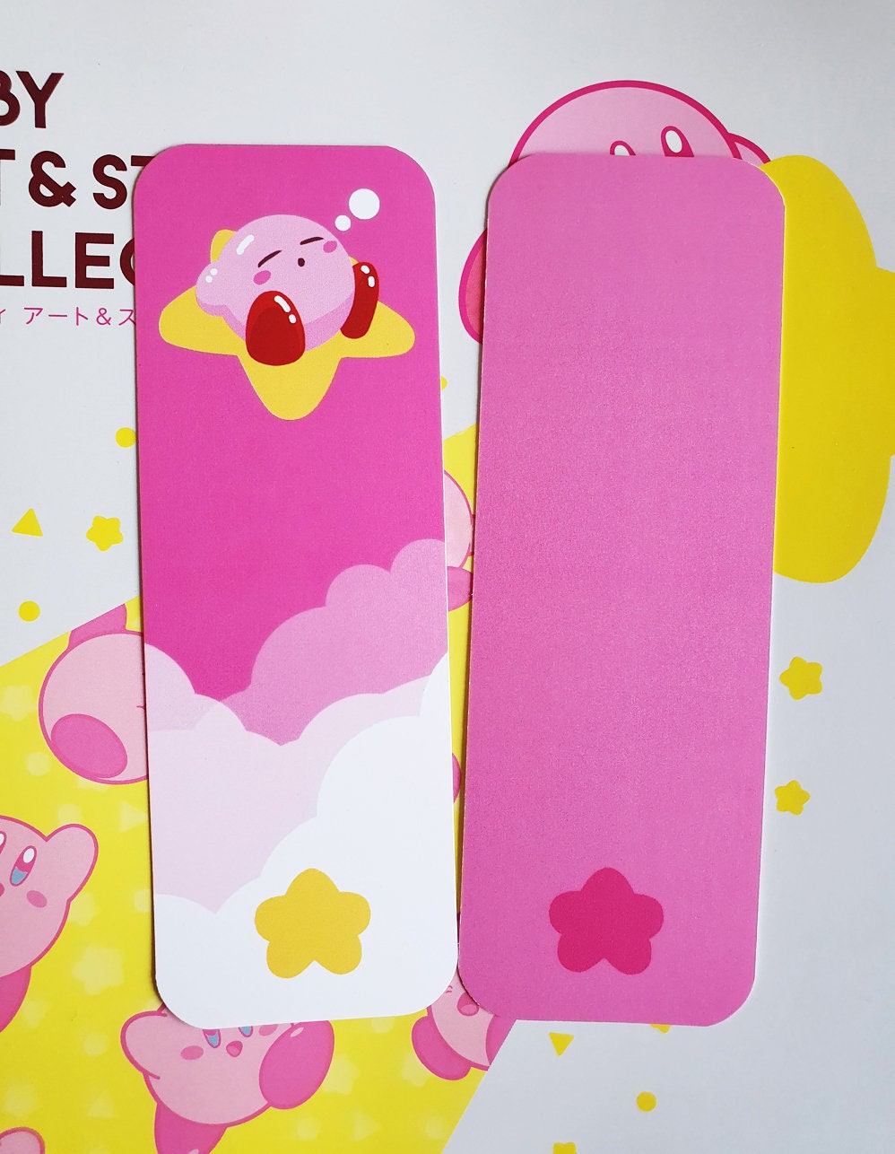 Kirby in Dream Land Bookmark - Gloss Bookmark Glossy Silk Back / Cute ...