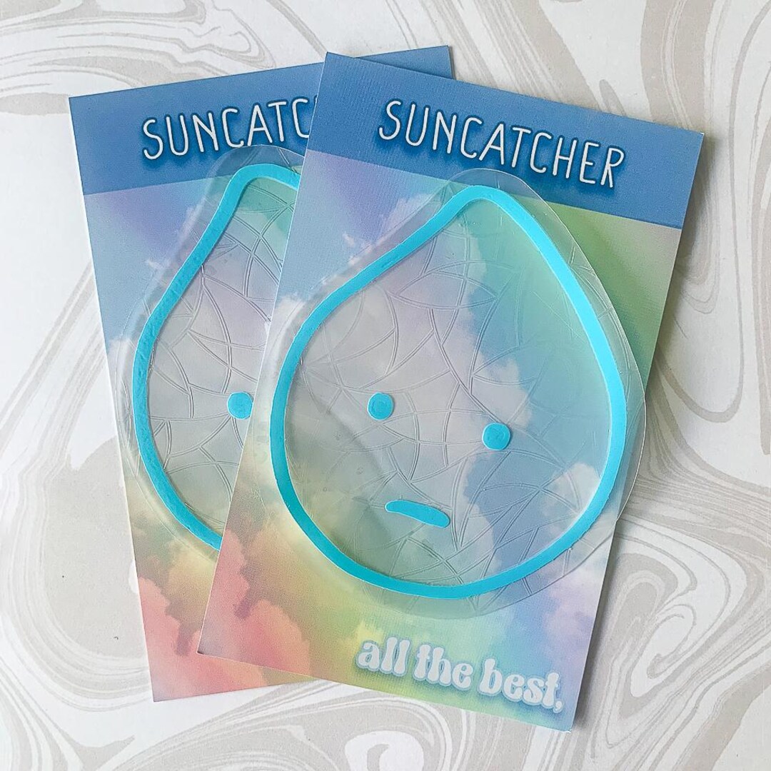 Smiski Bath Secret Sun Catcher | Prismatic Rainbow Maker | Blue Glow in ...