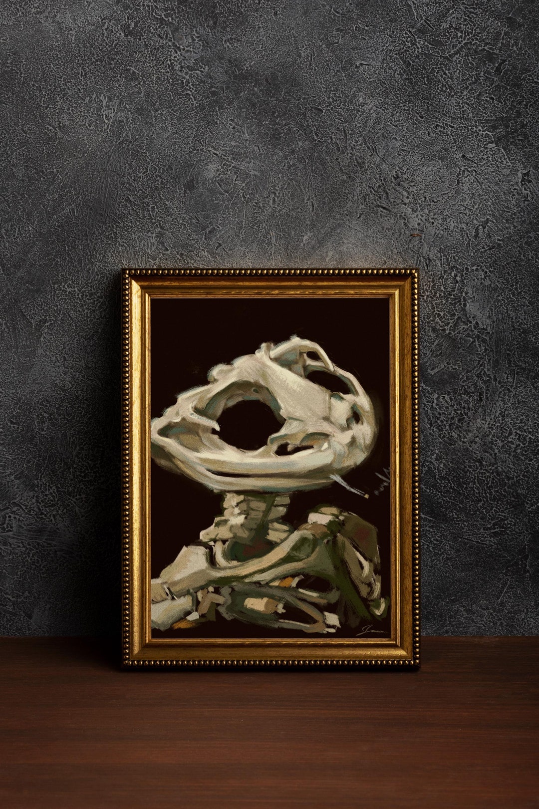 Frog With Cigarette, Altered Art Frogeries Series Print, Funny Frog ...