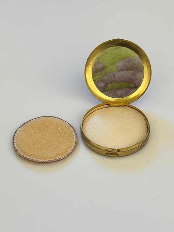 Vintage Coty Paris Powder Compact Butterfly Wing 