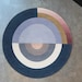 Geometric Pattern Rug, Colorful Round Rug, Cool Rug, Kitchen Rug ...