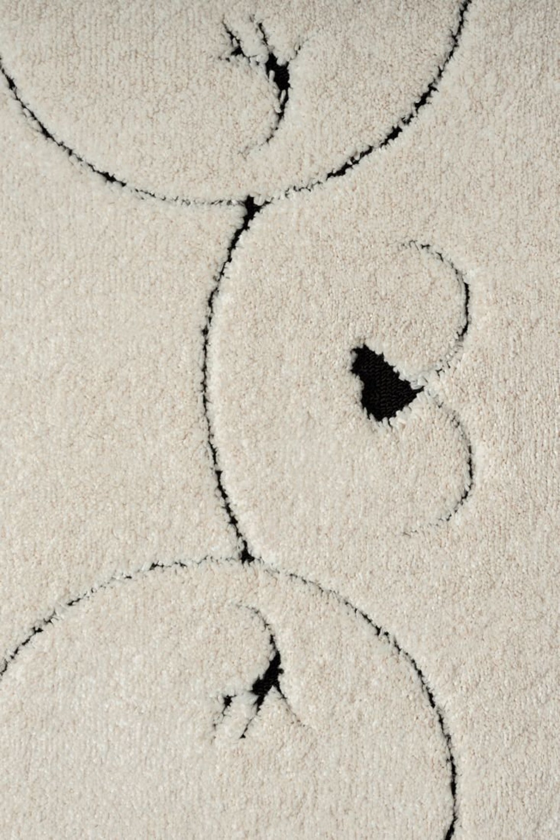 Bunny Tufted Kid's Room Rug, Rabbit Kid's Room Carpet, White Nursery ...