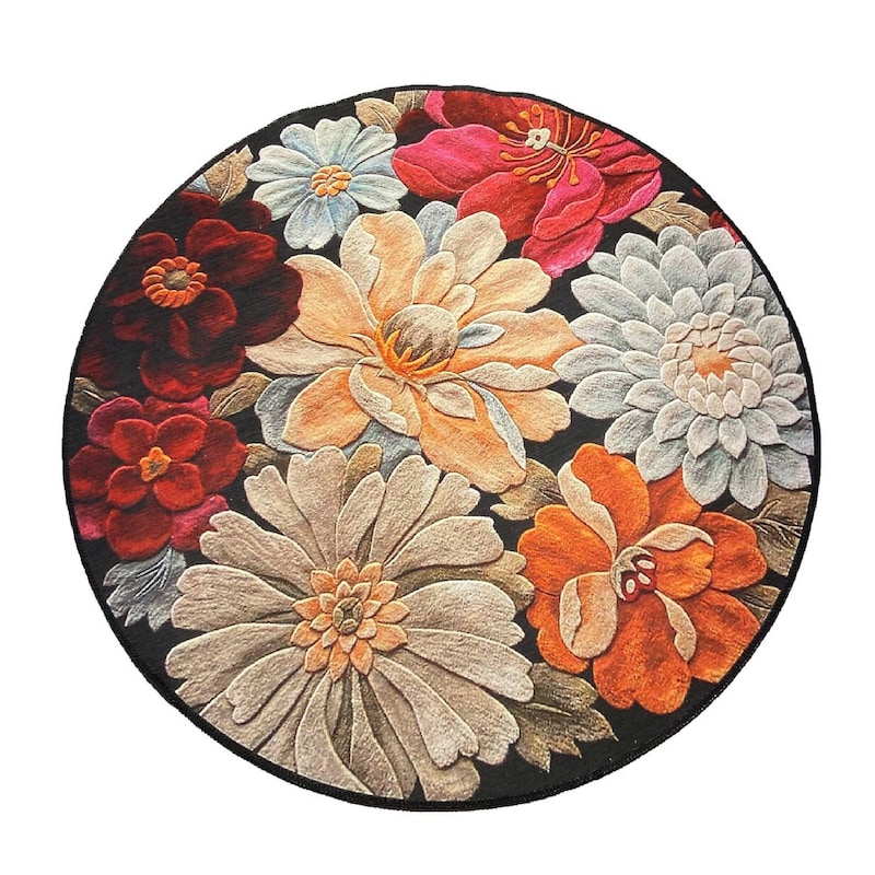 Half Circle Rug - Etsy