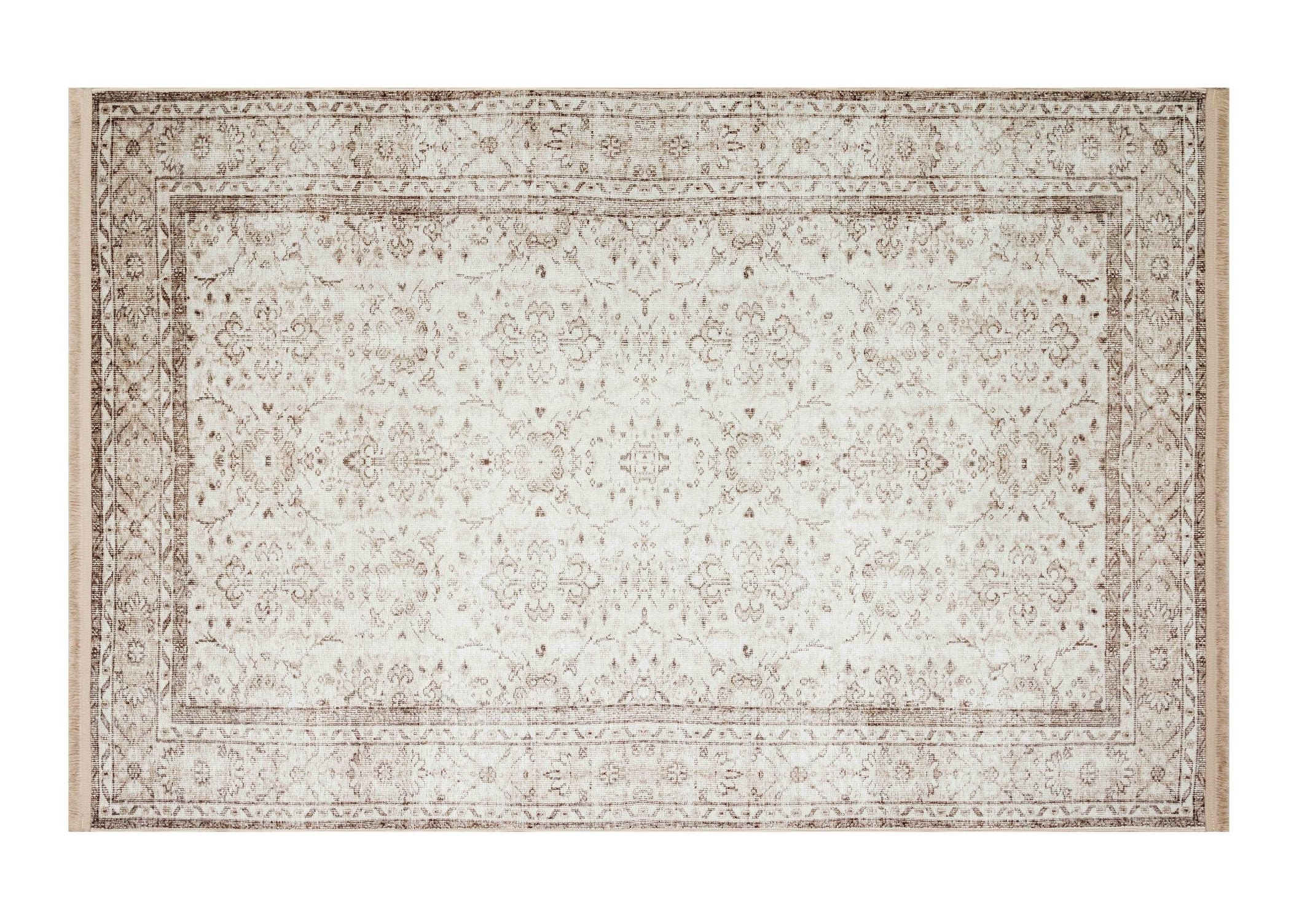 Beige Distressed Rug, Oriental Rug, Vintage Rug, Area Rug, Turkish Rug ...