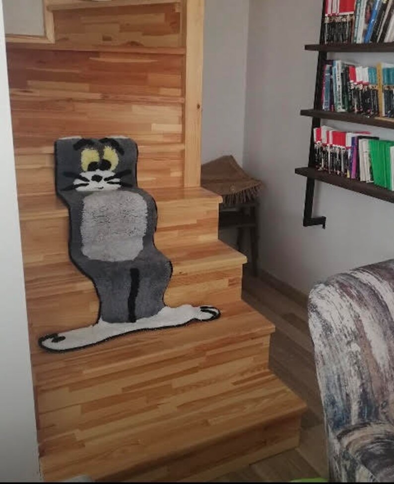 Funny Stairs Step Mat, Tom & Jerry Stairs Runner, Cat Soft Decorative ...