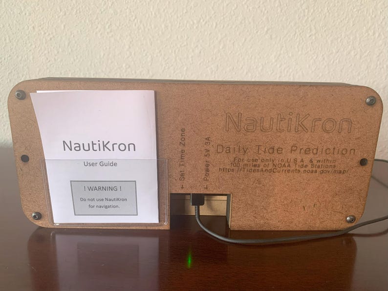 Electronic Tide Clock | Accurate NOAA Data, GPS Location, No Wifi ...