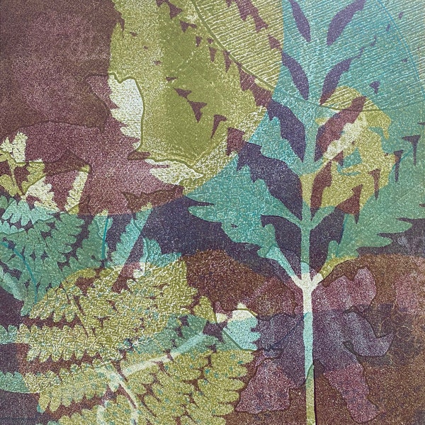 Monoprint Art - Etsy