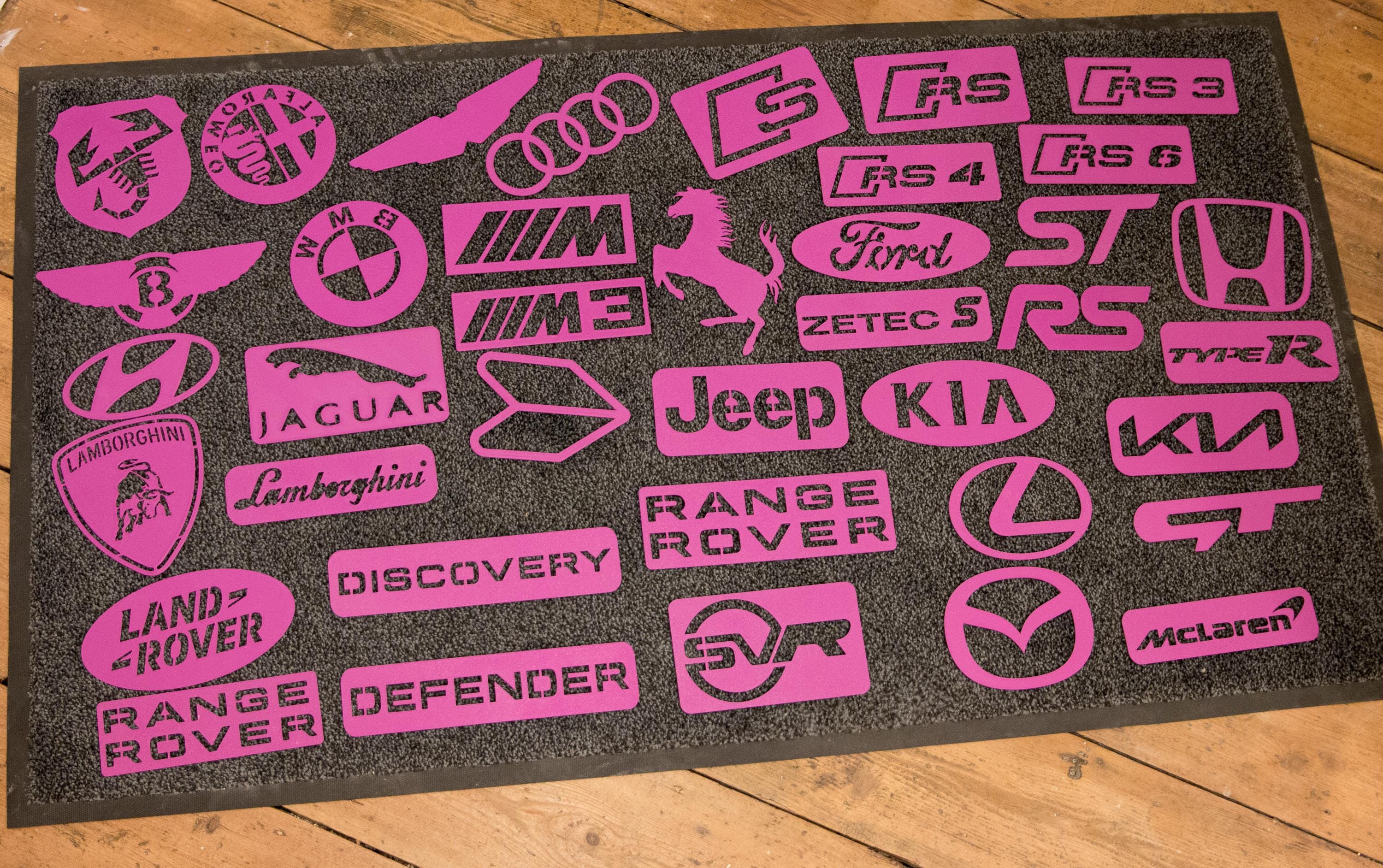 Automotive Car Carpet Stencils - Etsy