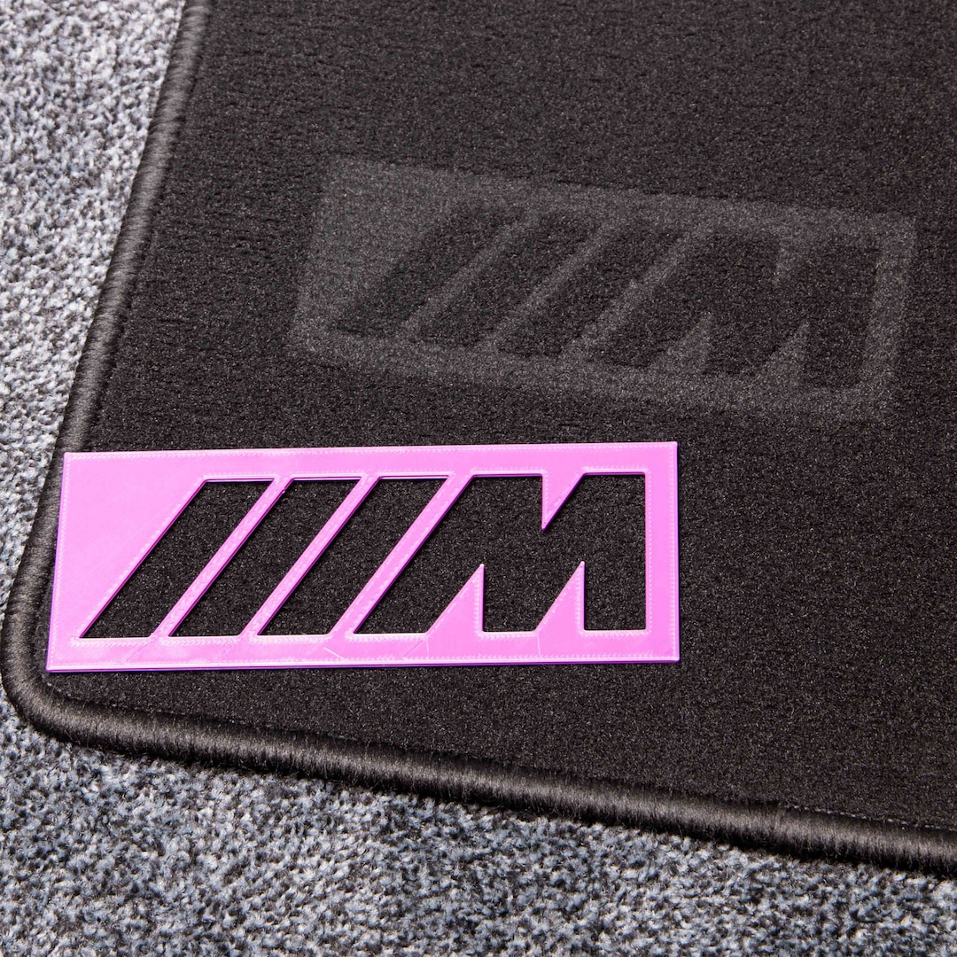 BMW M-SPORT Style Car Carpet Mat Stencil - Etsy