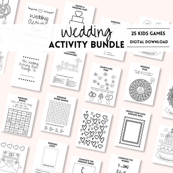 Kids Pack for Wedding - Etsy