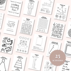 Ultimate Kids Wedding Activity Pack | All-in-one Wedding Games Set to ...