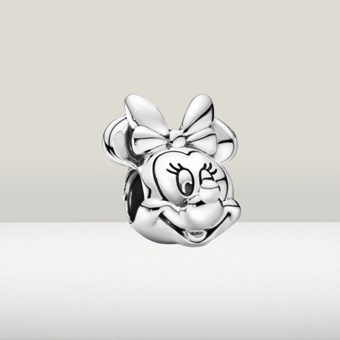Disney Minnie Mouse Charm Pandora Charm Sterling Silver Charm - Etsy