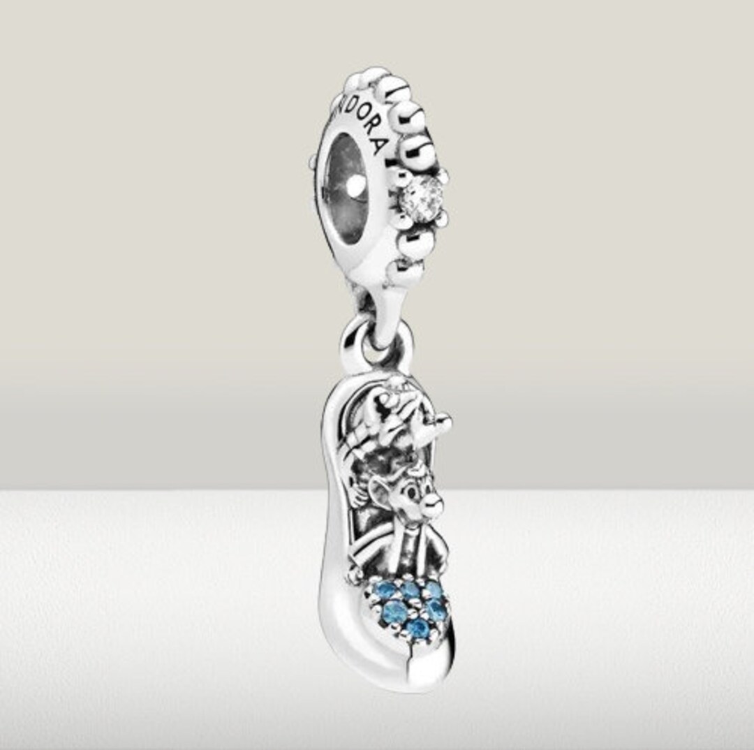 Disney Cinderella Glass Slipper Charm Pandora Charm Sterling - Etsy