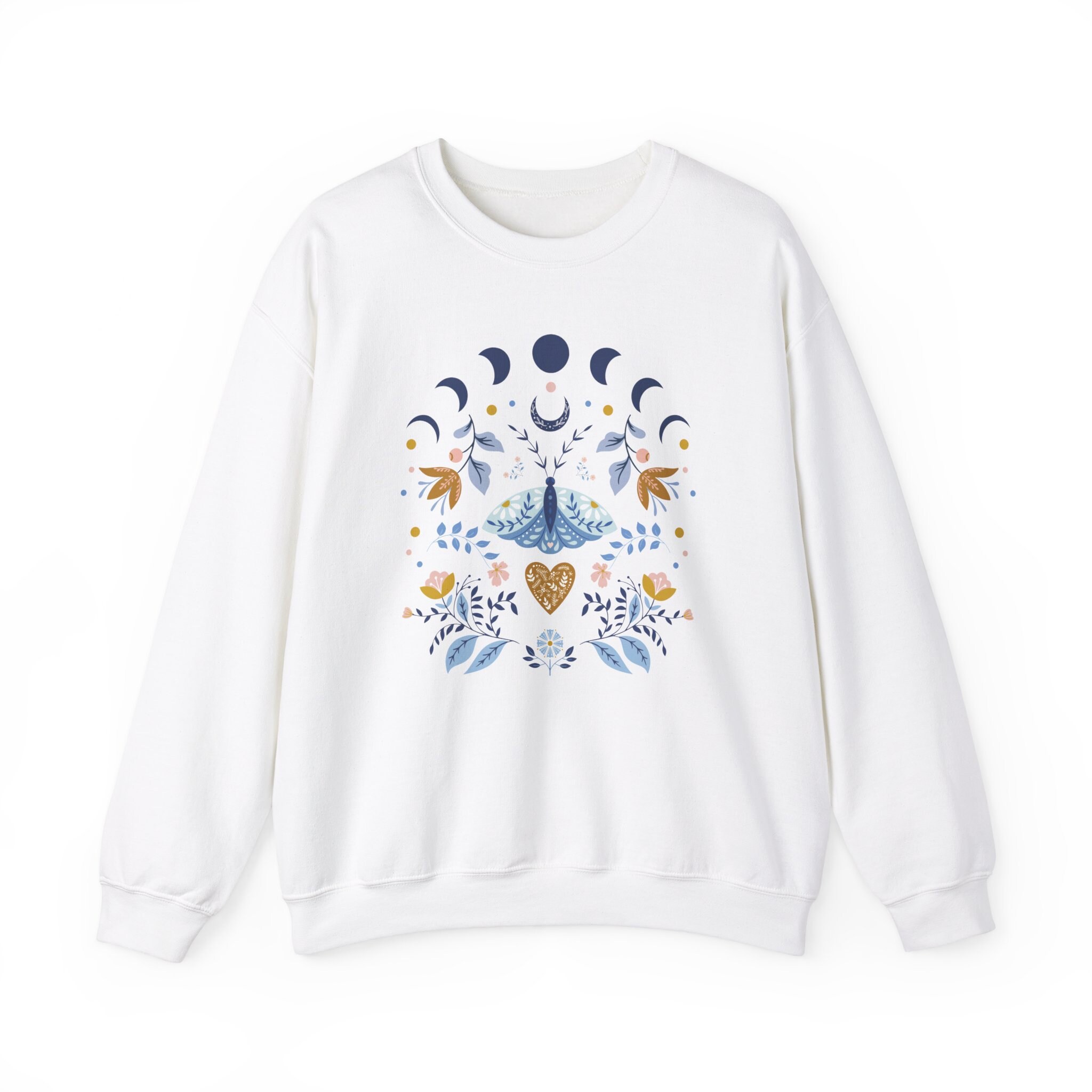 Iceland Fair Isle Sweater Moth Shirt Luna Moth Nordic Sweater Icelandic ...