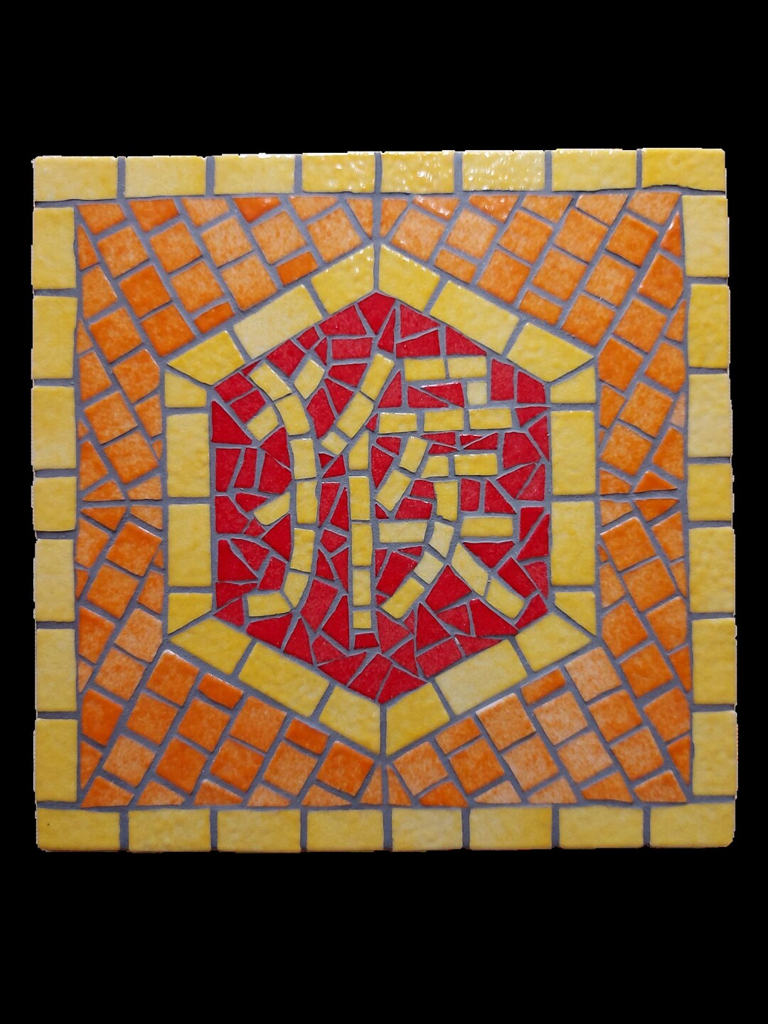 Mosaic Ideogram Sign of the Chinese Zodiac Monkey Emaux De Briare. - Etsy